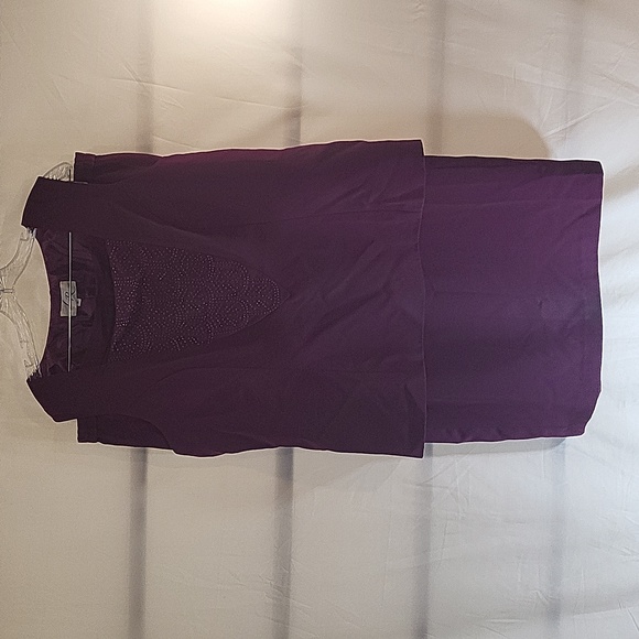 Lisa Rene | Skirts | Lisa Rene Purple Top And Skirt Set 8 | Poshmark